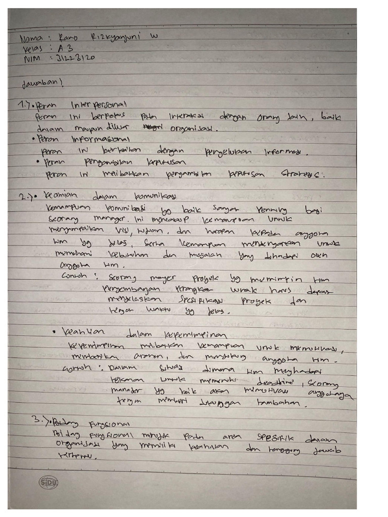 QUIZ SIM A3 Rano | PDF