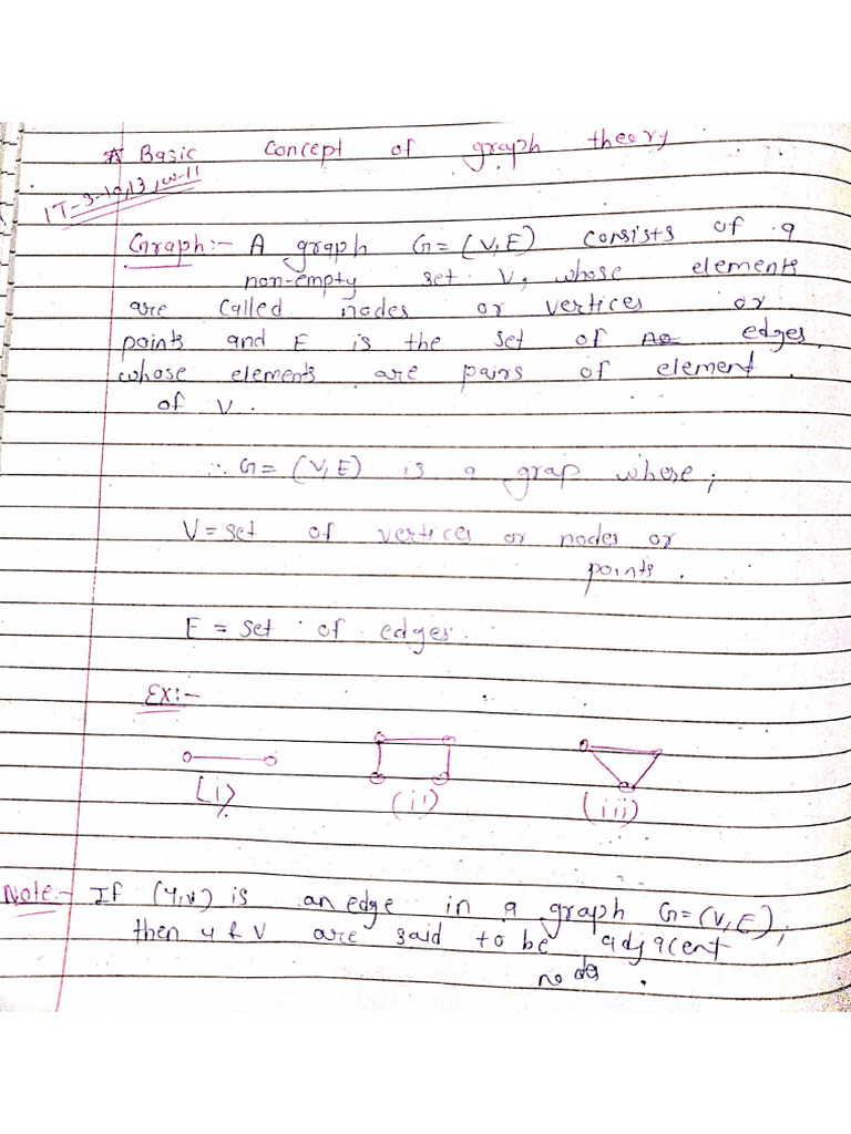 Graph Theory M-IV Sem | PDF