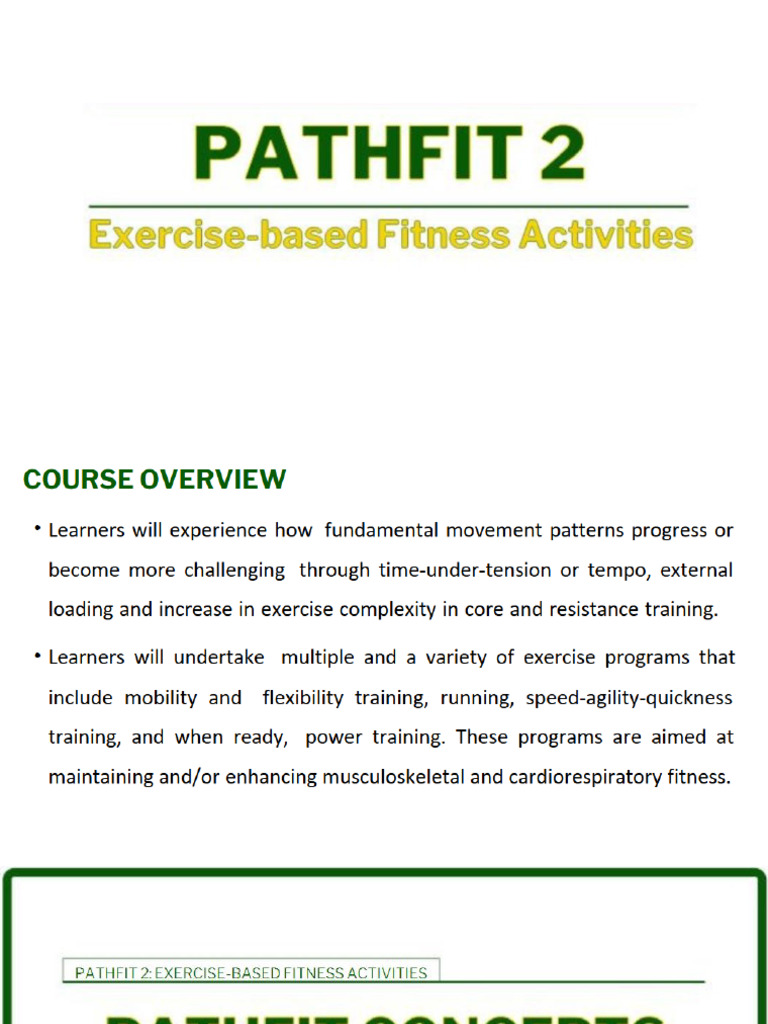Introduction To Fitness and Training | PDF