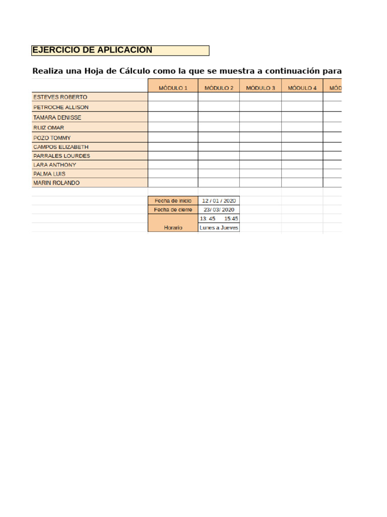 Tarea Práctica 3 - Excel | PDF