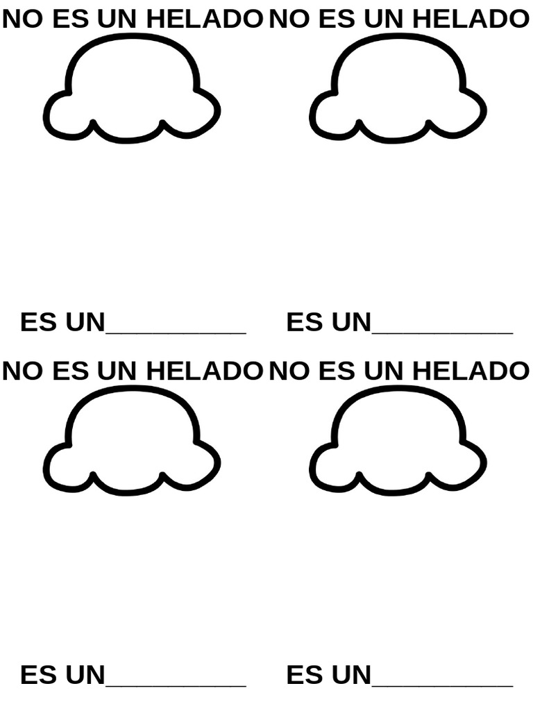 No Es Un Helado, Es Un... | PDF