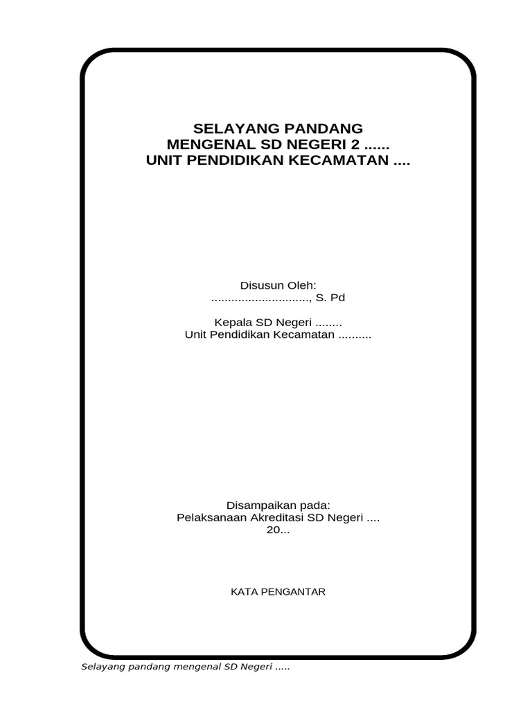 Bagian Awal Selayang Pandang | PDF