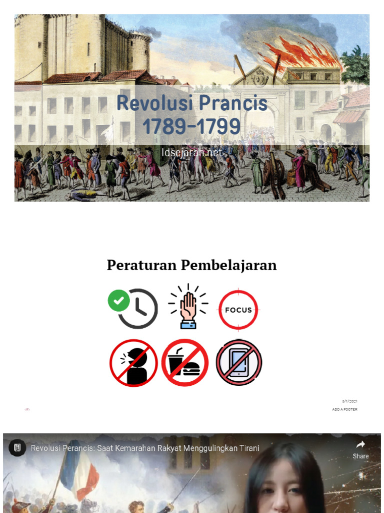 Latar Belakang Revolusi Prancis 1789 | PDF