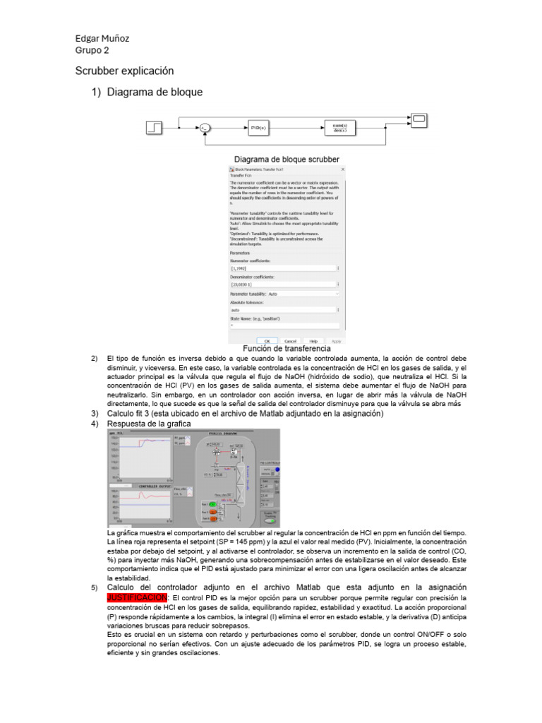 Control PID en Scrubber de Laboratorio | PDF