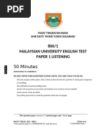 Collection of Muet 2020 Sample Writing Questions | PDF | Word