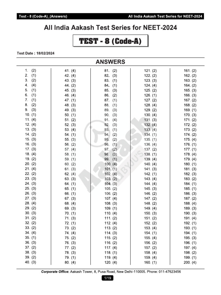 QP 4 Key & Solutions | PDF