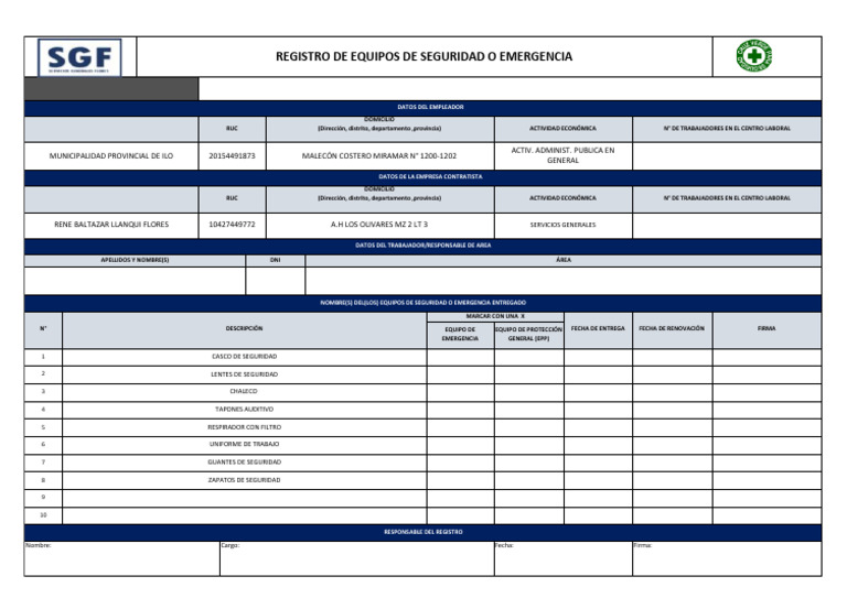 Registro de Epps | PDF