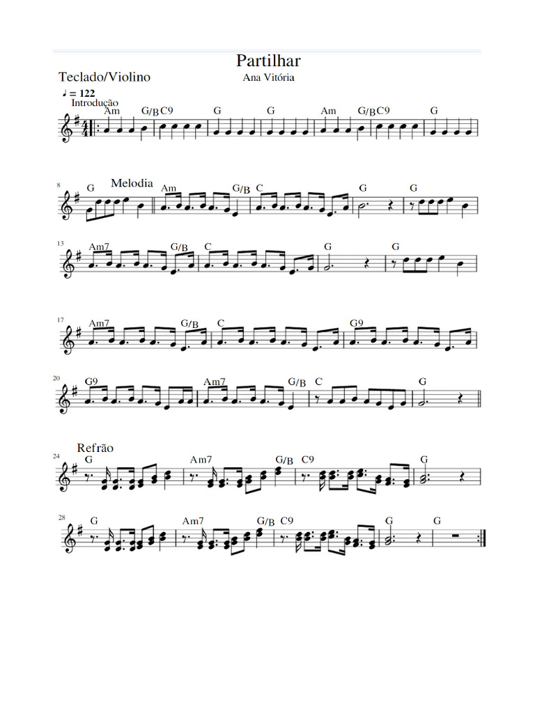 Partilhar - Rubel Ana Vitoria | PDF