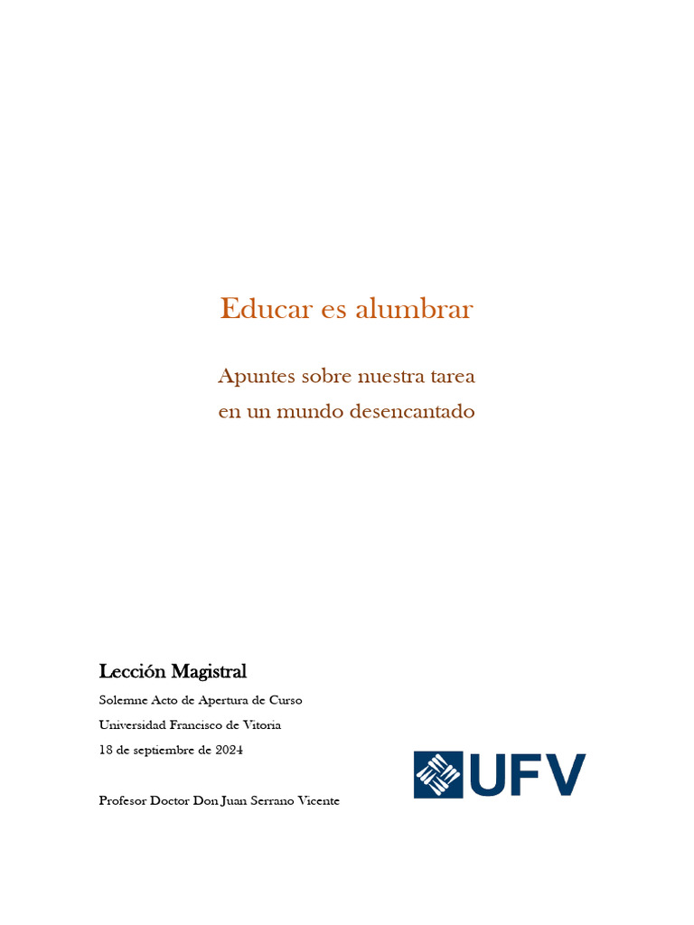 Educar Es Alumbrar | PDF | Razón | Realidad