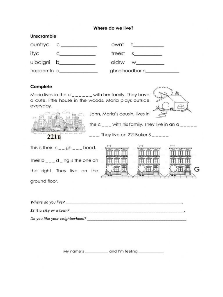 Worksheet 183797 | PDF