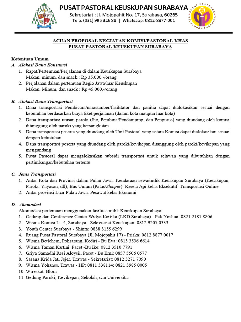 Tuntunan Penyusunan PROPOSAL - LPJ | PDF