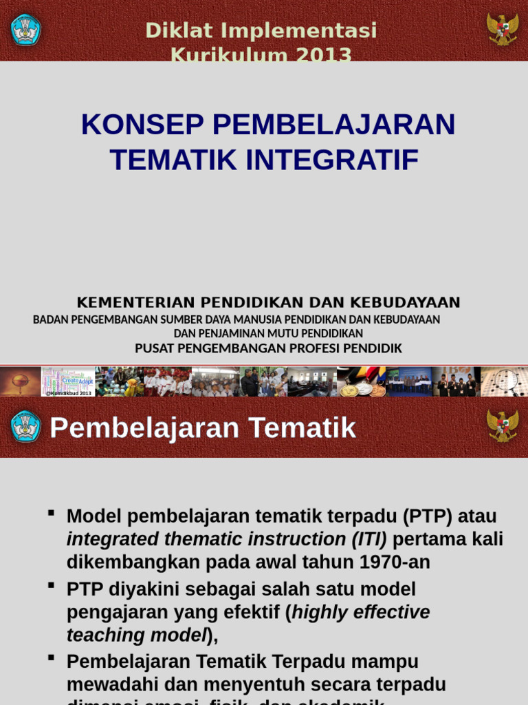 Konsep Pembelajaran Tematik Integratif | PDF