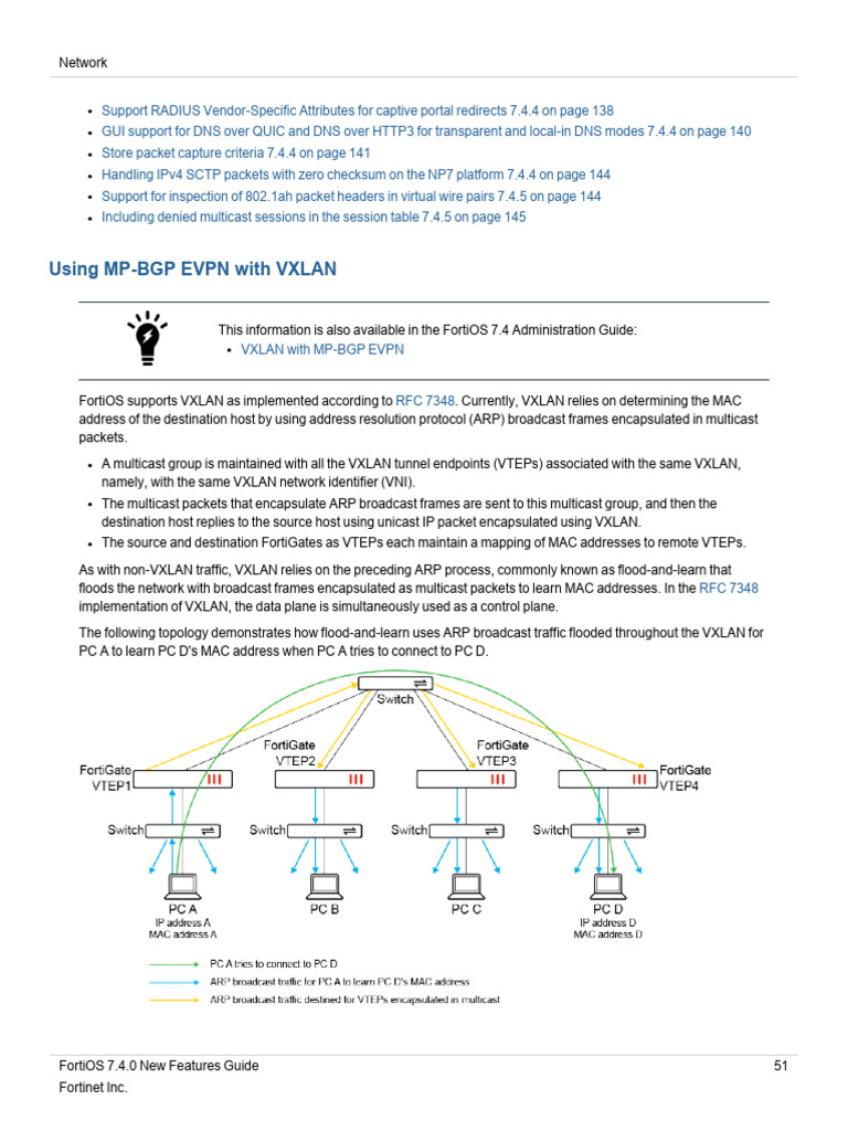 FortiOS-7.4.0-New_Features_Guide51-100 | PDF | Ip Address | Computer Network