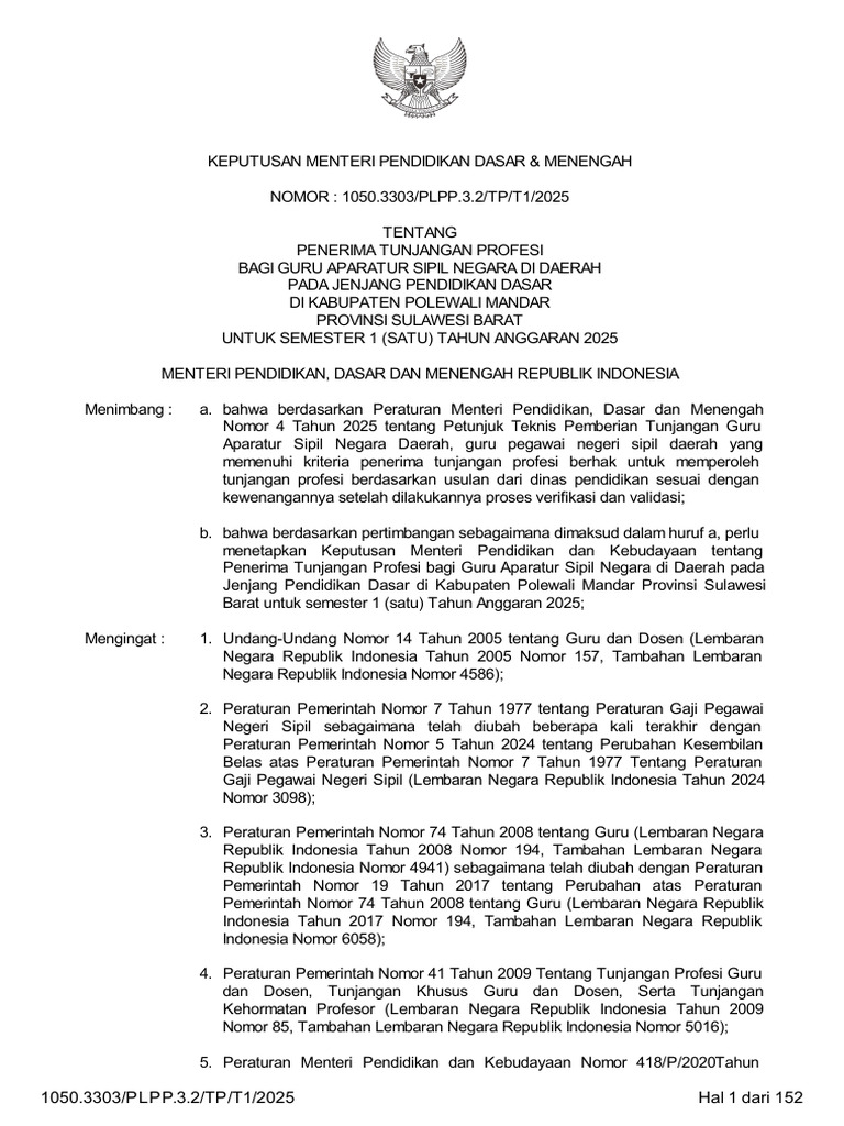 Sk-Tp-Dau-1050.3303 PLPP.3.2 TP T1 2025 | PDF