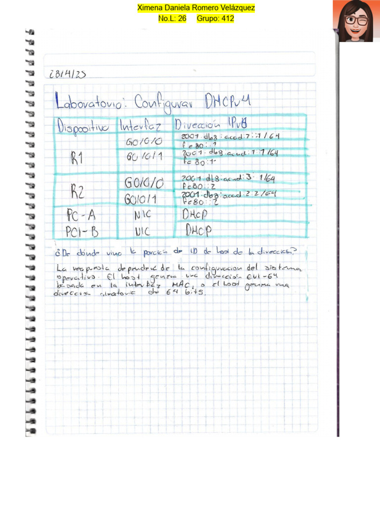 8.5.1 Laboratorio - Configurar DHCPv6 | PDF | Yo Pv6 | Enrutador (Computación)