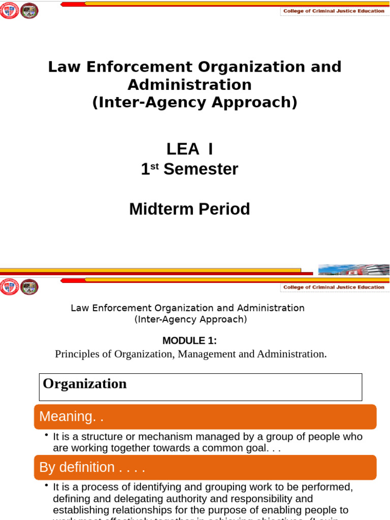 LEA 1 MIDTERM-Modules | PDF | Police | Crimes