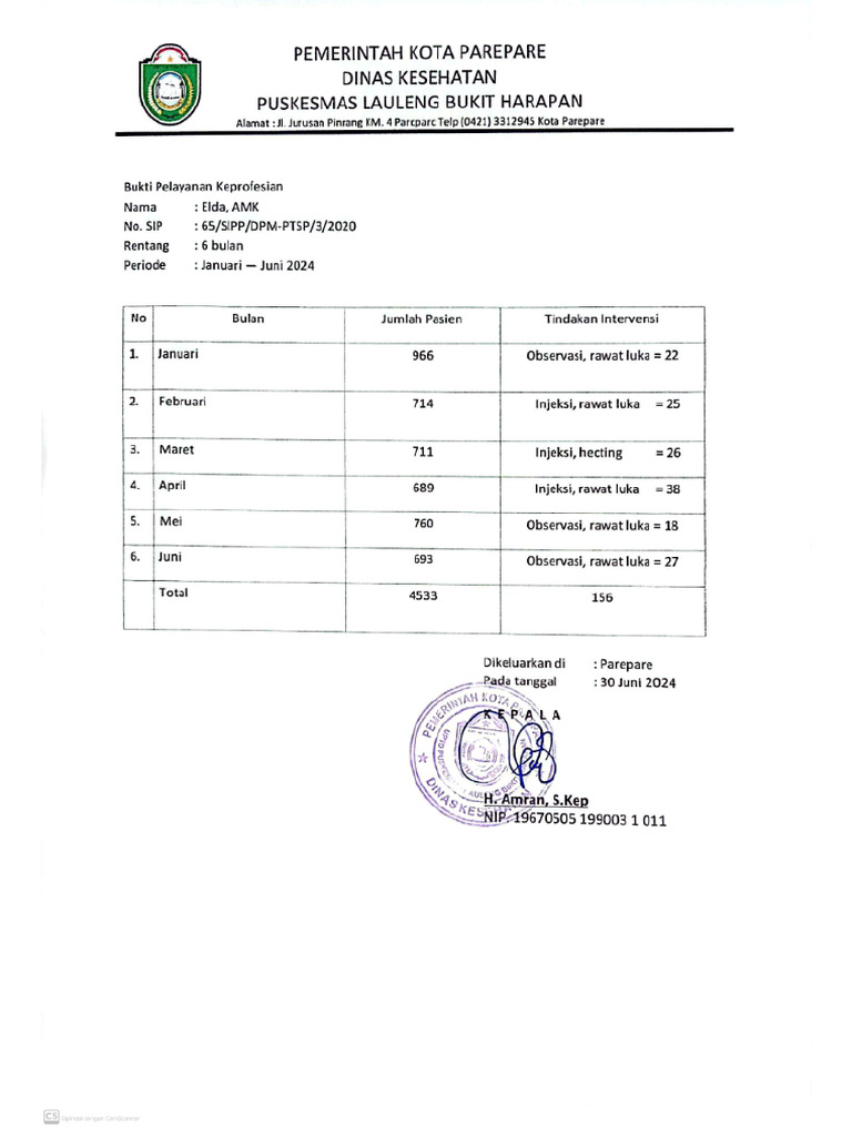 Pelayanan Profesi K'Elda | PDF