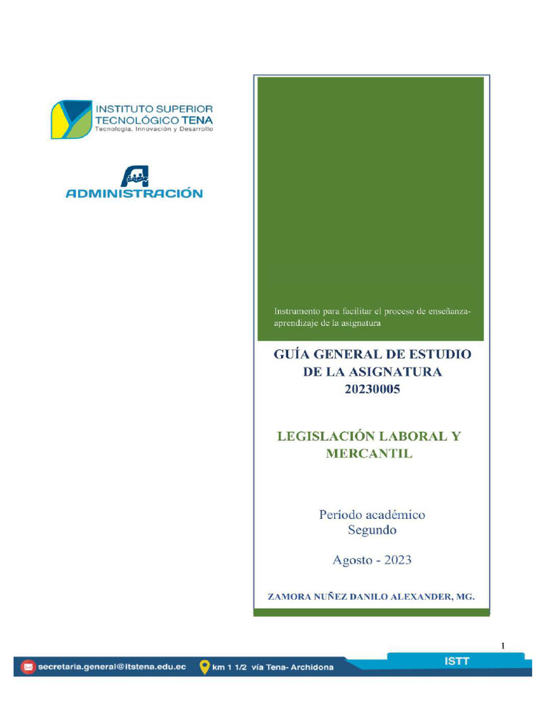 Guía General Legisl Laboral | PDF