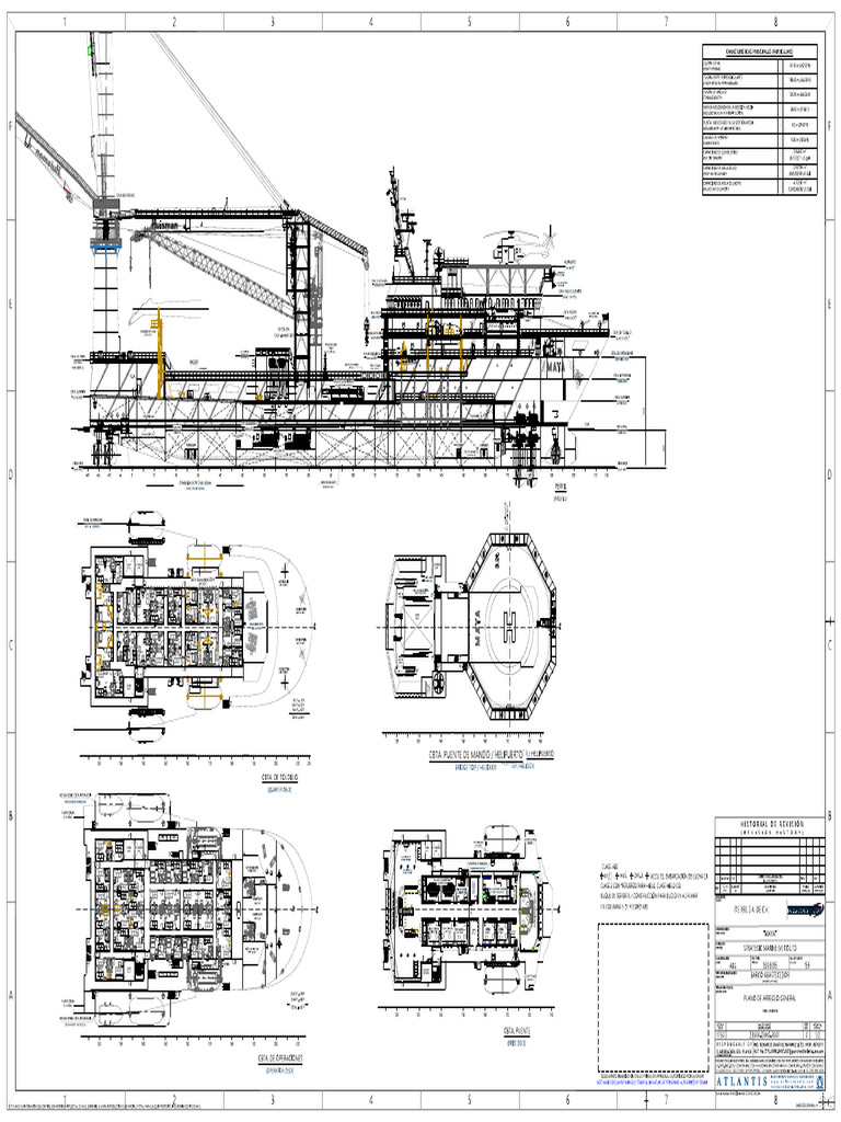 23008-DWG-3001 Plano de Arreglo General 01 de 02 | PDF