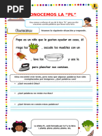 Actividades Adaptadas Con Pla Ple Pli Plo Plu | PDF