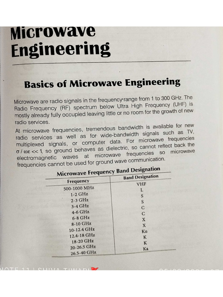 Microwave Engineering | PDF
