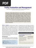 Rockwood Clinical Frailty Scale | PDF | Science & Mathematics
