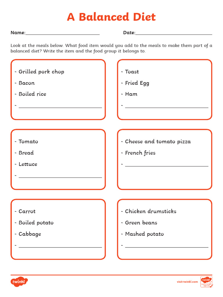Enhancing Meals for Balanced Diets | PDF