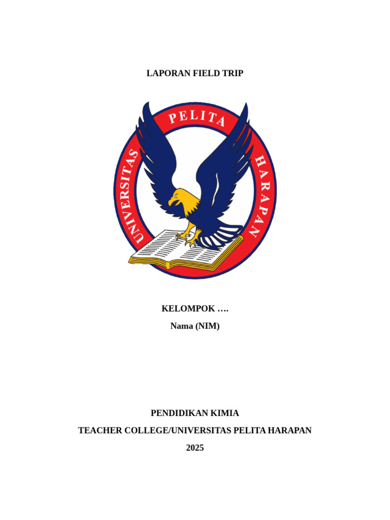 Template Laporan Field Trip | PDF