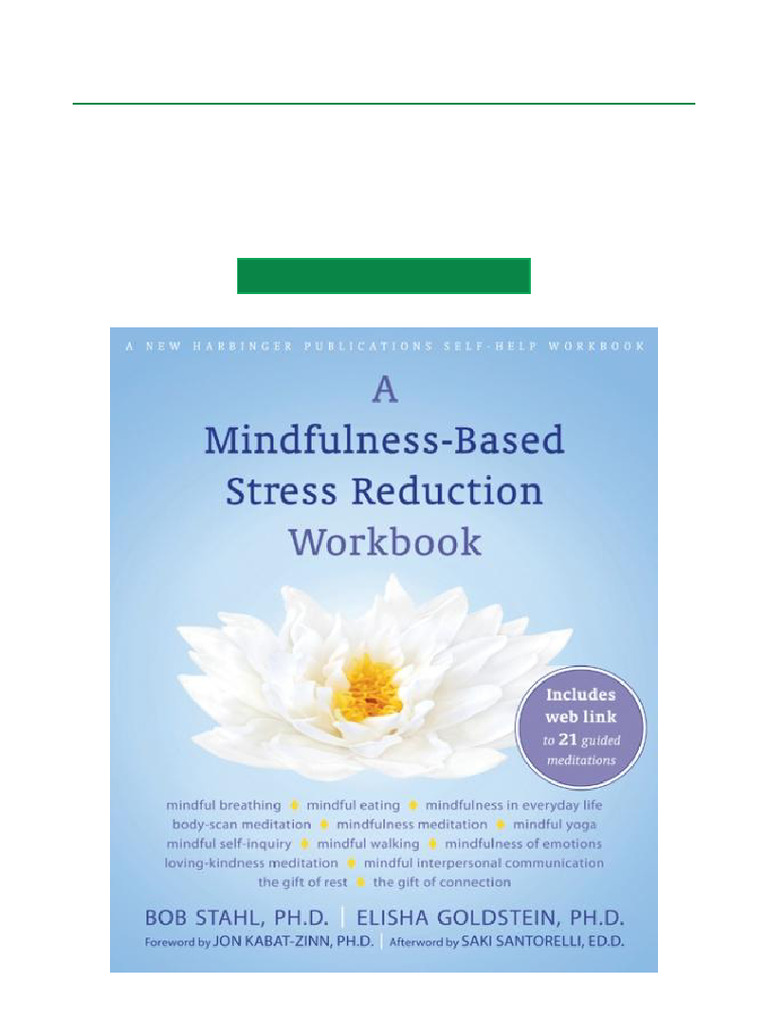 Mindfulness-Based Stress Reduction Workbook | PDF | Mindfulness ...