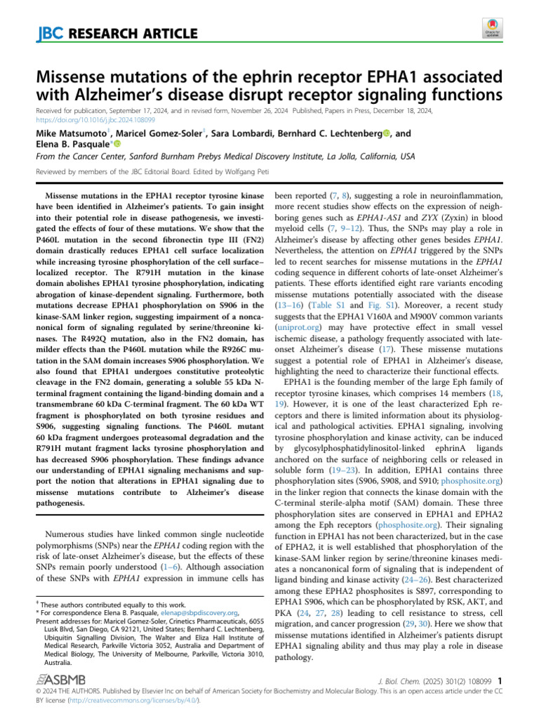 Journal Club Article | PDF | Cell Signaling | Structural Biology
