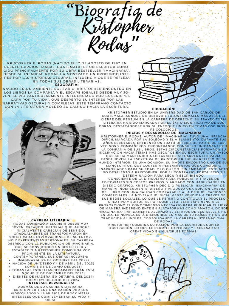 Biografía de Kristopher E. Rodas | PDF
