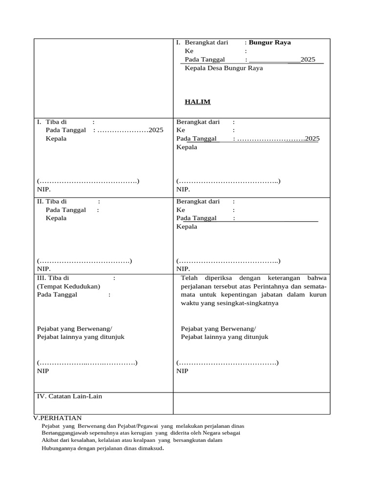 SPPD Baru - Docx ARIYANYO INSP | PDF