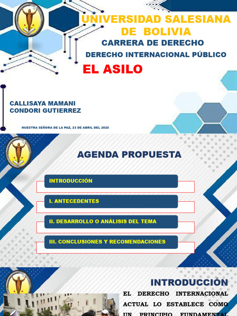 Derecho de Asilo en el Contexto Internacional | PDF | Refugiado | Alto ...