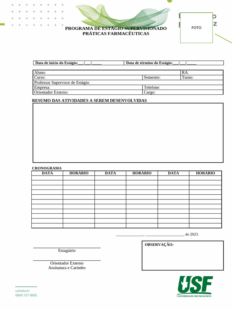 Programa de Est. Sup Práticas Farmacêuticas | PDF