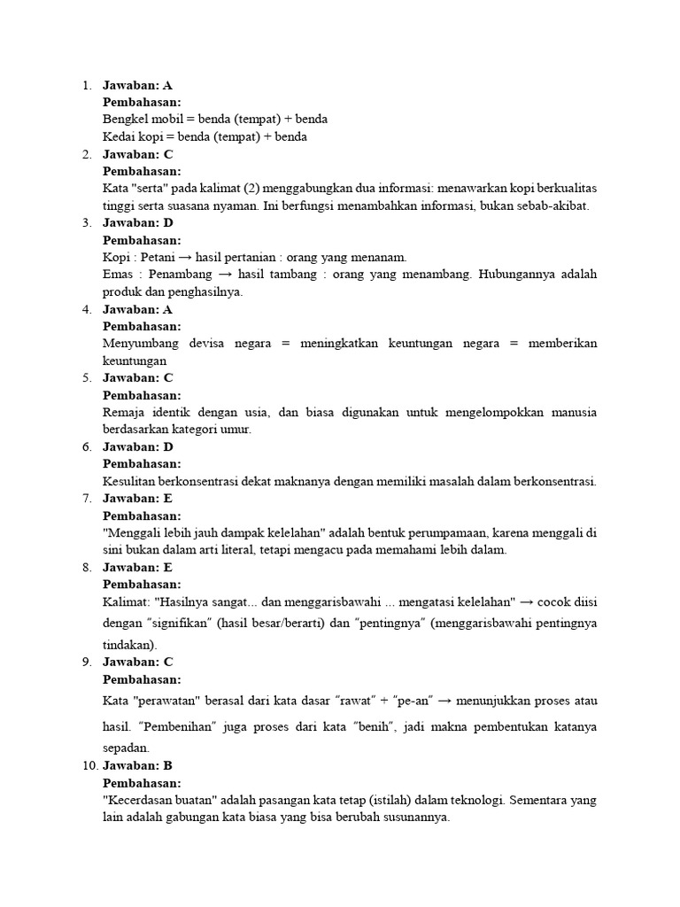 Kunci Dan Pembahasan PPU 23 April | PDF