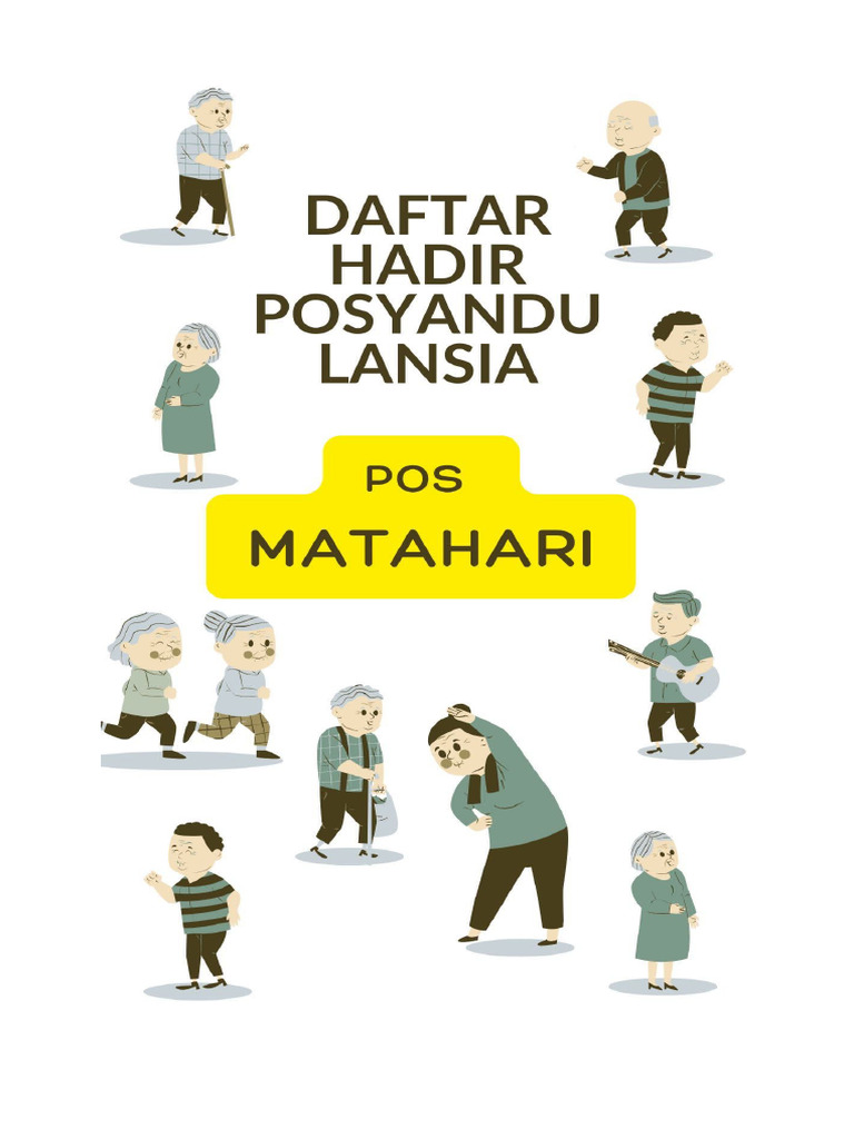 Daftar Hadir Pos Lansia Pdf