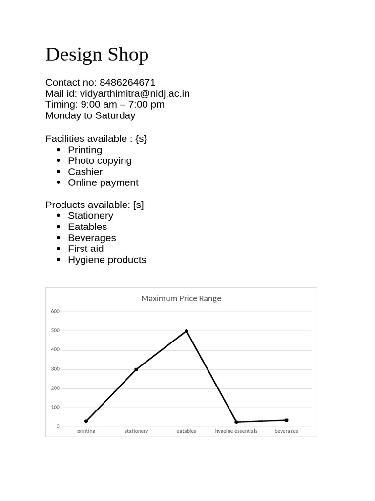 Design Shop Group No.4 | PDF