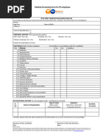 PNP Medical Evaluation and PFT Form 2025 | PDF | Body Mass Index | Obesity