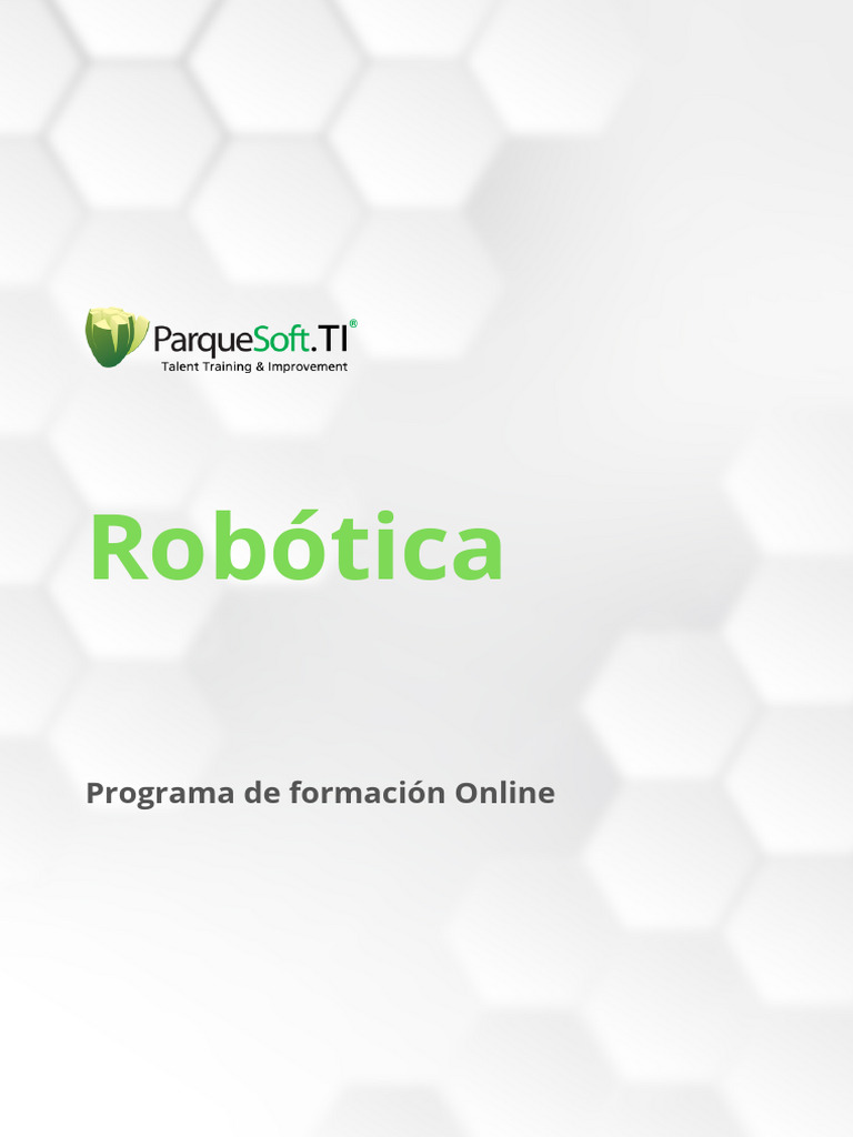 Pensum Robotica ParqueSoft TI | PDF | Ingeniería Informática | Informática
