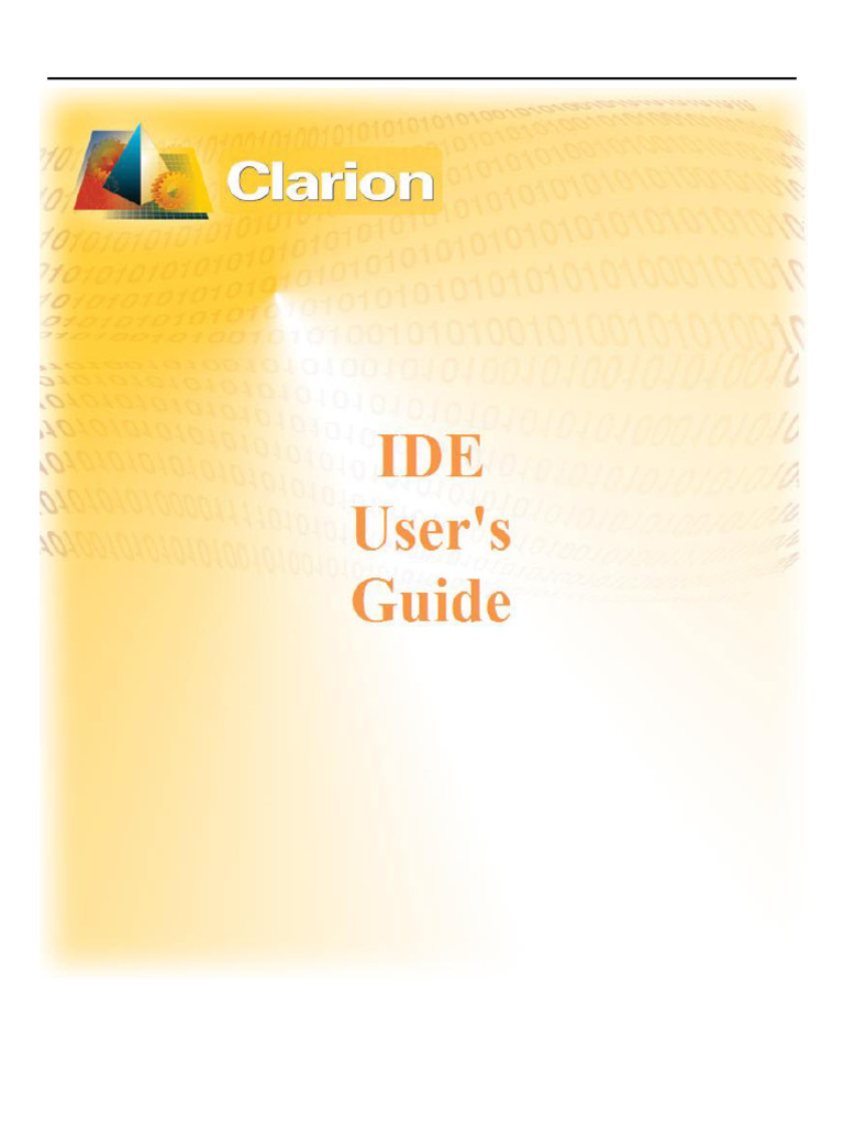 Clarion IDE Users Guide | PDF | Databases | Relational Model