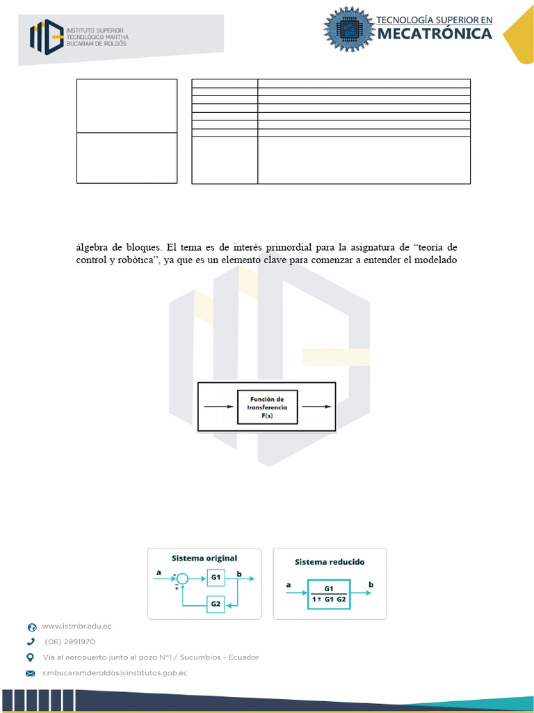 Deber 2 Diagrama de Bloque 2025-I | PDF