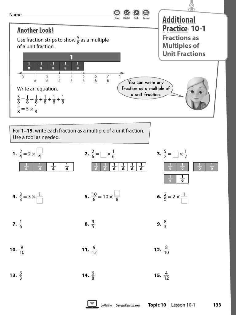 Fractions as Multiples of Unit Fractions | PDF | Mathematical Concepts ...