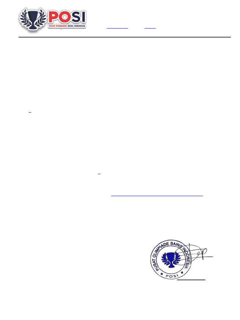 Surat Resmi Pengunduran FSN Tingkat Nasional 2024-2025 | PDF