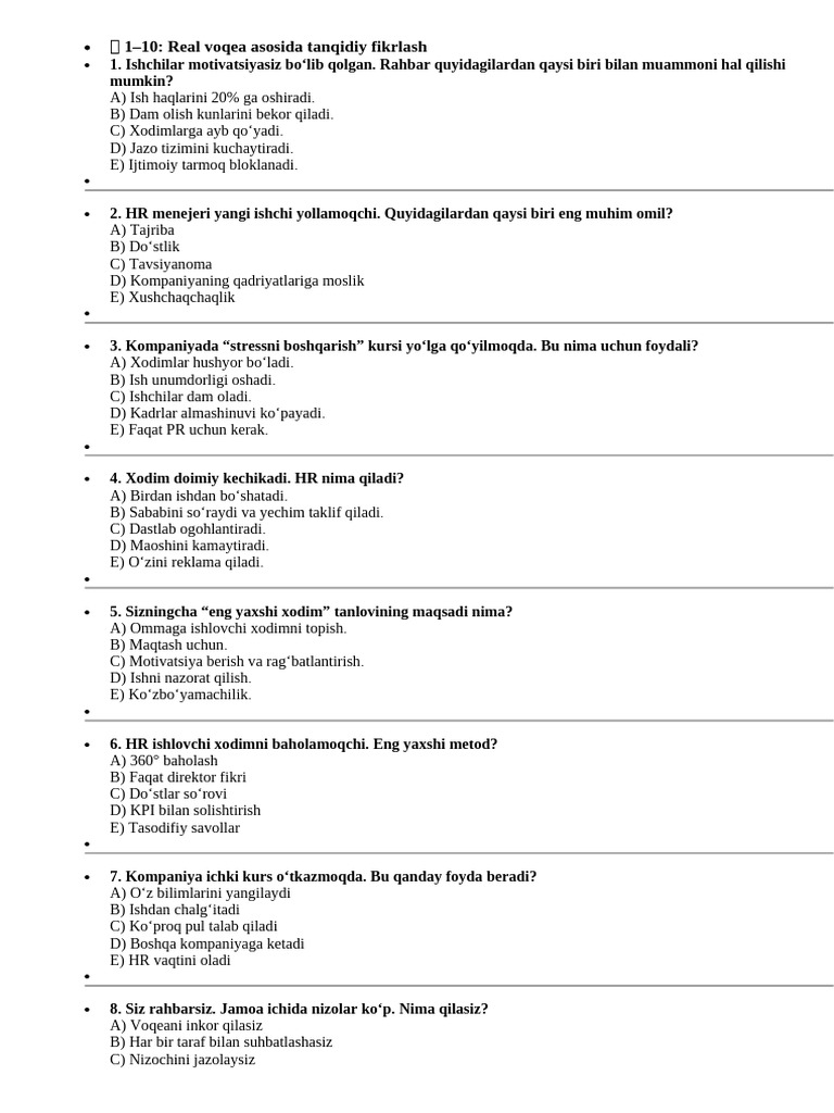 Test IRB Zor | PDF