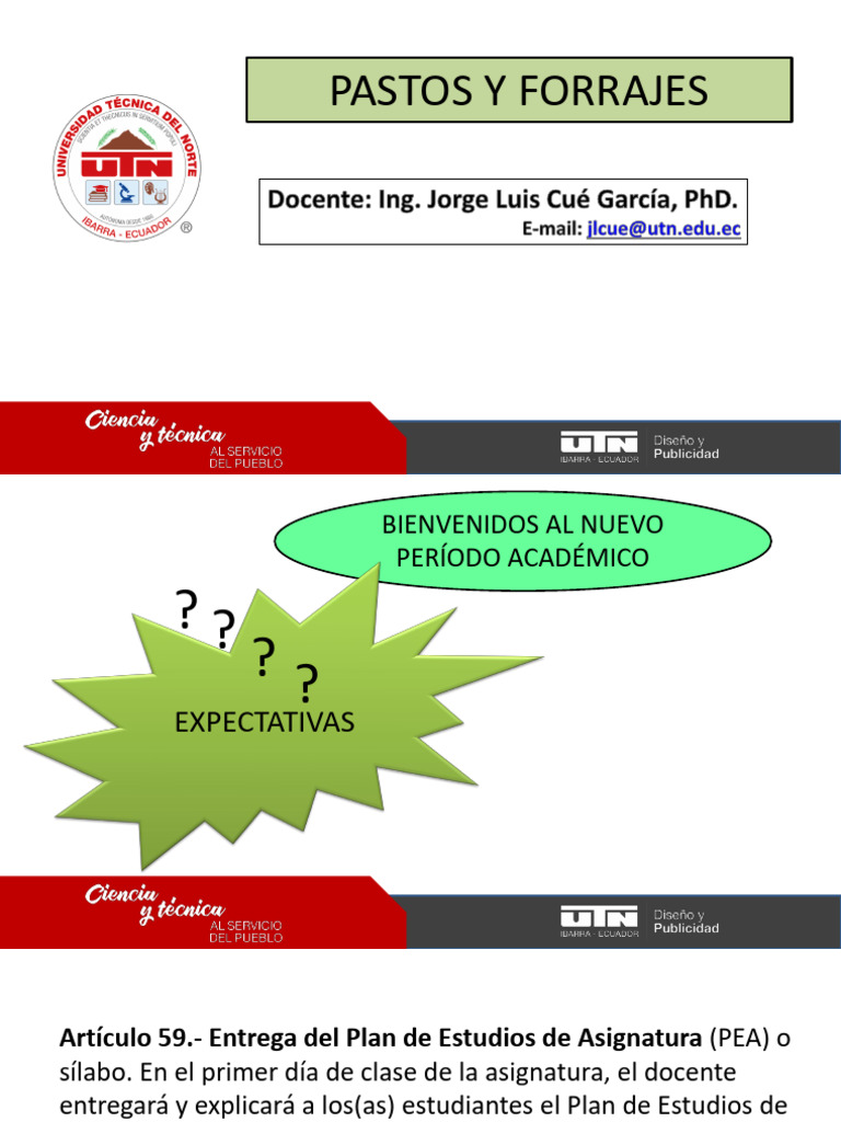 01.01. Situación Actual de Pastos y Forrajes en El Ecuador. (Compartir ...