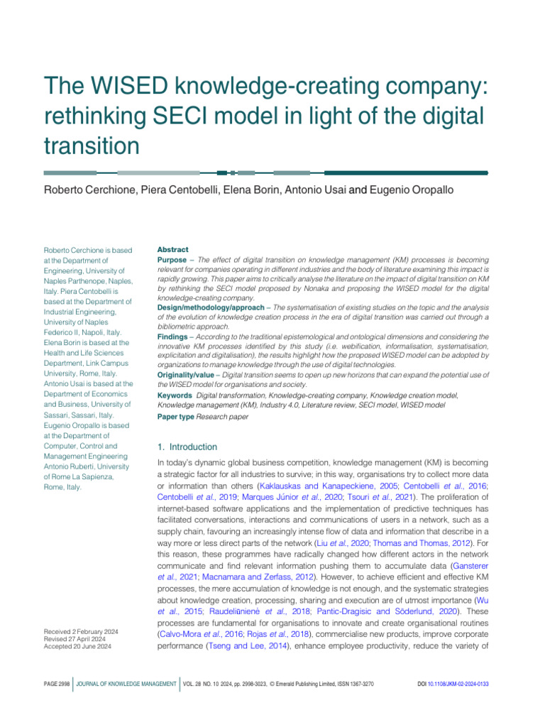 4 Knowledge Creation in Digital Age | PDF | Knowledge | Tacit Knowledge