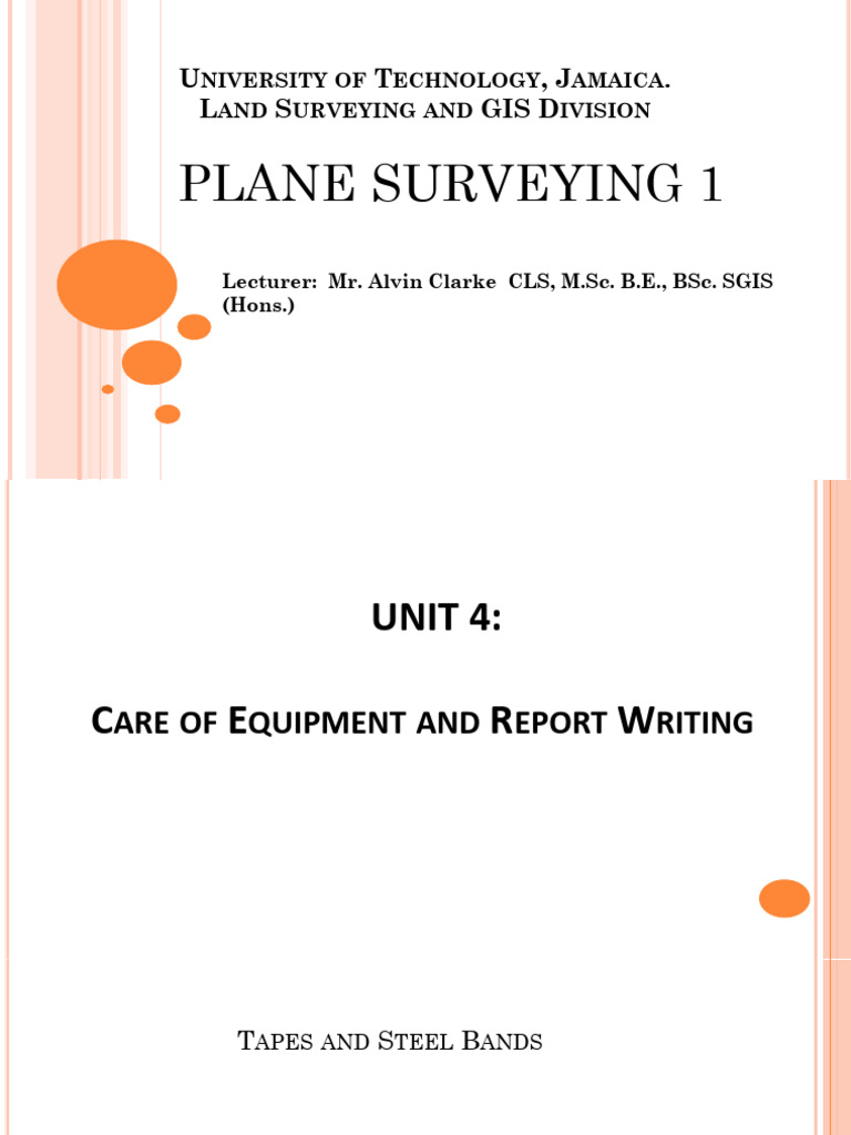 Plane Surveying 1 - Unit 4 | PDF | Compass | Surveying