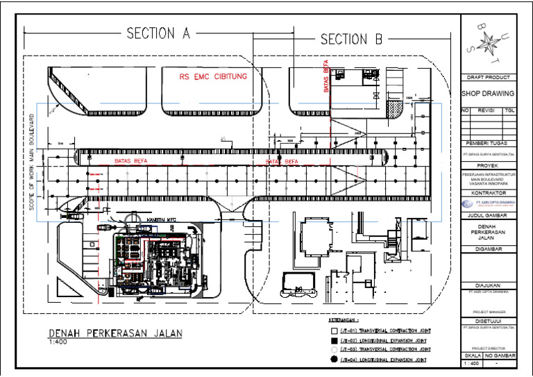 Denah Perkerasan Jalan 2 | PDF