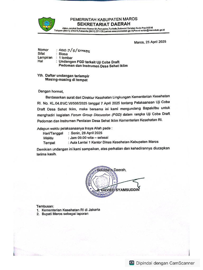 FGD Desa Sehat Iklim | PDF