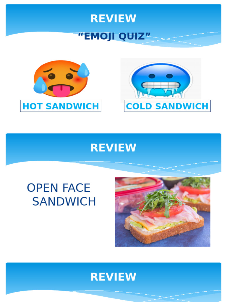 Components of Sandwich | PDF | Sandwich | Breads